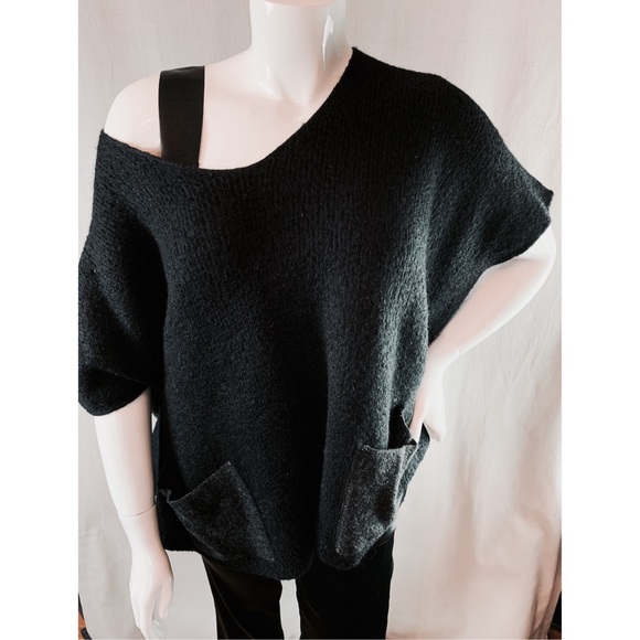 Indigenous | Sweaters | Indigenous Blackgrey Alpaca Oversize Sweater Os ...